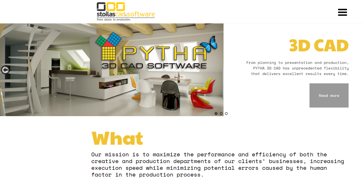 PYTHA 3D CAD system - Stoilas CAD&Design